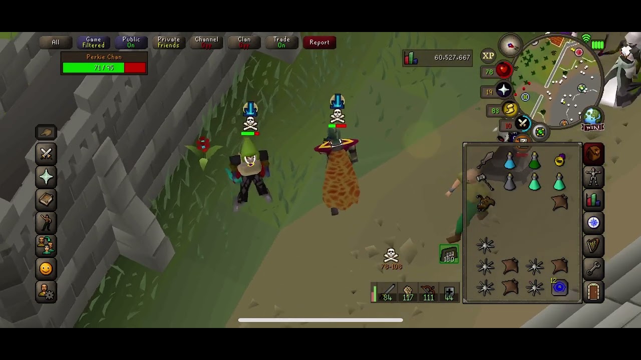 Oldschool RuneScape pking on mobile - YouTube