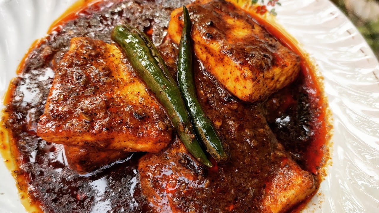 Kashmiri red paneer curry recipe | kashmiri paneer recipe | Lal Paneer ...