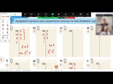 24 ağustos zeynep 8  sınıf lgs matematik dersi sefa hoca asal çarpanlar ebob