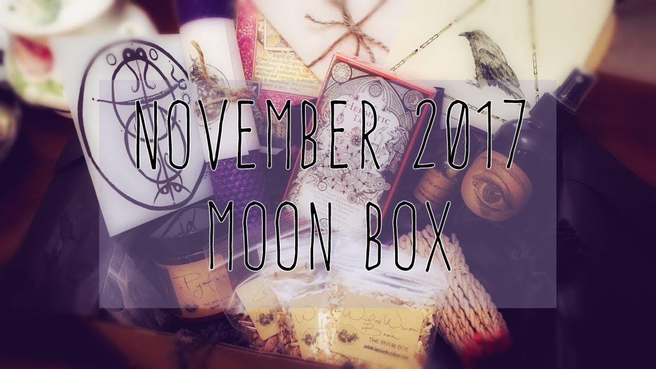 Moon Box November 2017 Unboxing - YouTube