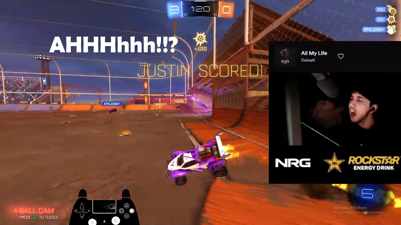 NRG Jstn looking REAL Good before new RLCS season!! - YouTube