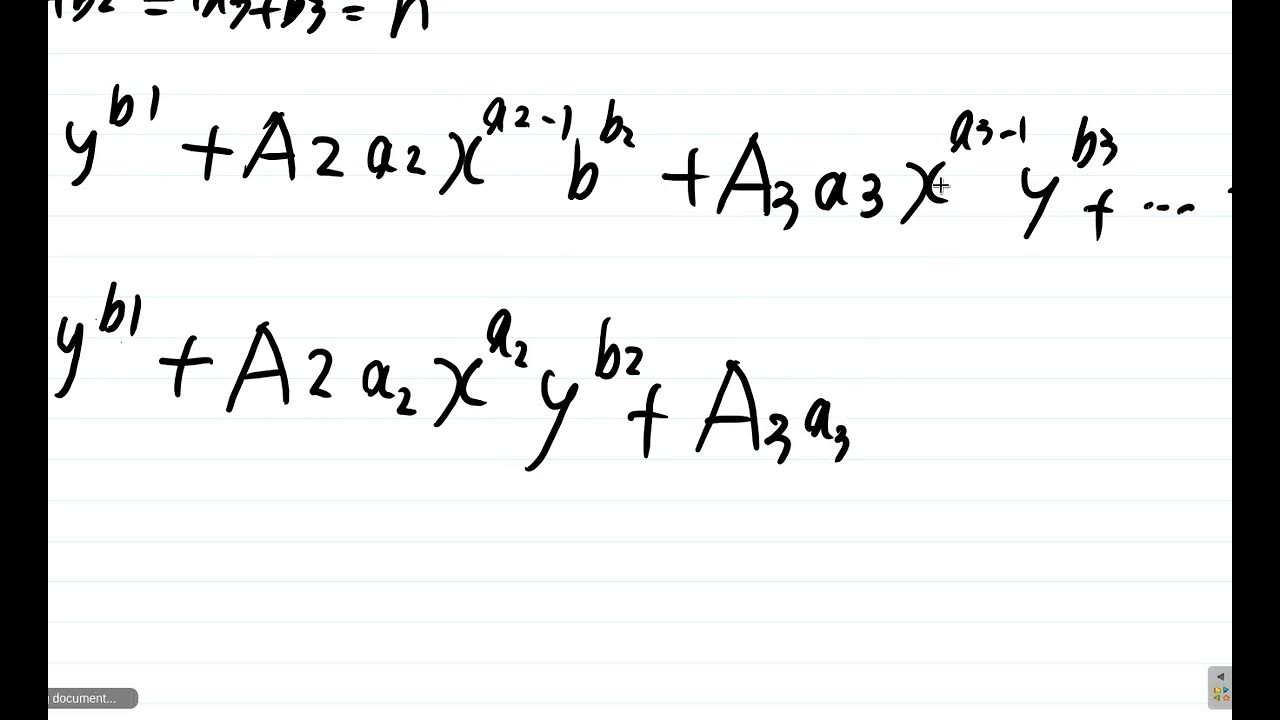 Proof of Euler's Theorem on Homogeneous Functions - YouTube