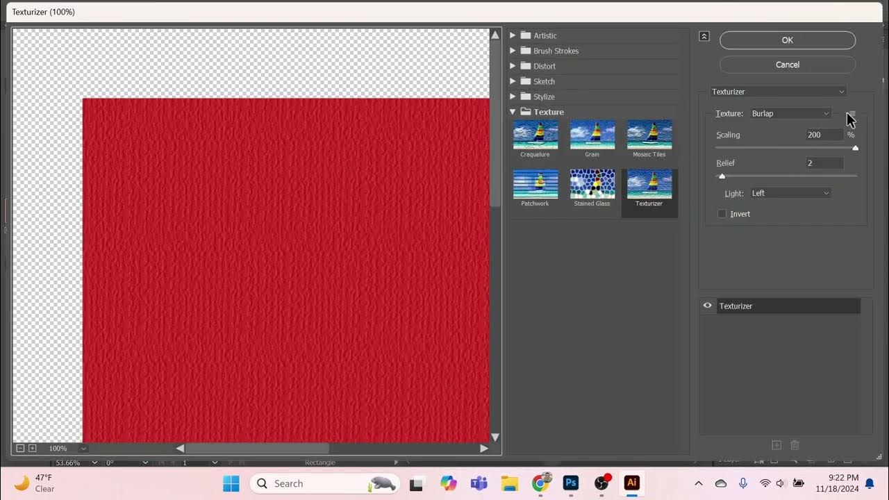 How to Use the Texturizer Tool in Adobe Illustrator 2025 - YouTube