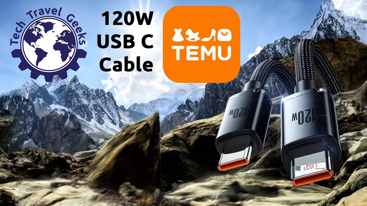 120W USB C Cable from Temu #Temu #TemuFinds - YouTube