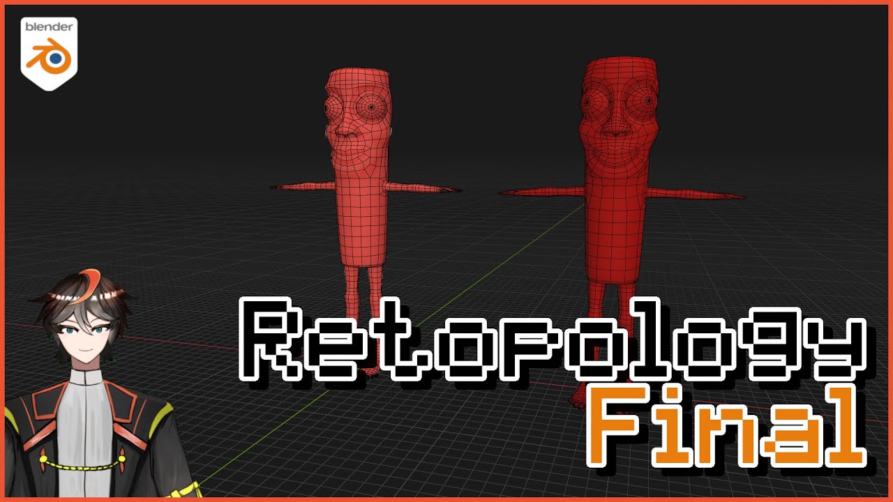 3D Game Art | Final Retopo Muka di Blender - YouTube