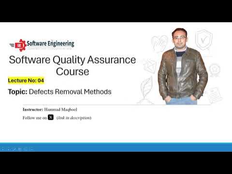 Lecture 4 - Defect Removal Method | Software Quality Assurance | SQA - YouTube