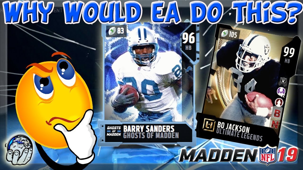EA Drops 99 Speed Barry Sanders with BO Jackson coming soon! Why EA ...