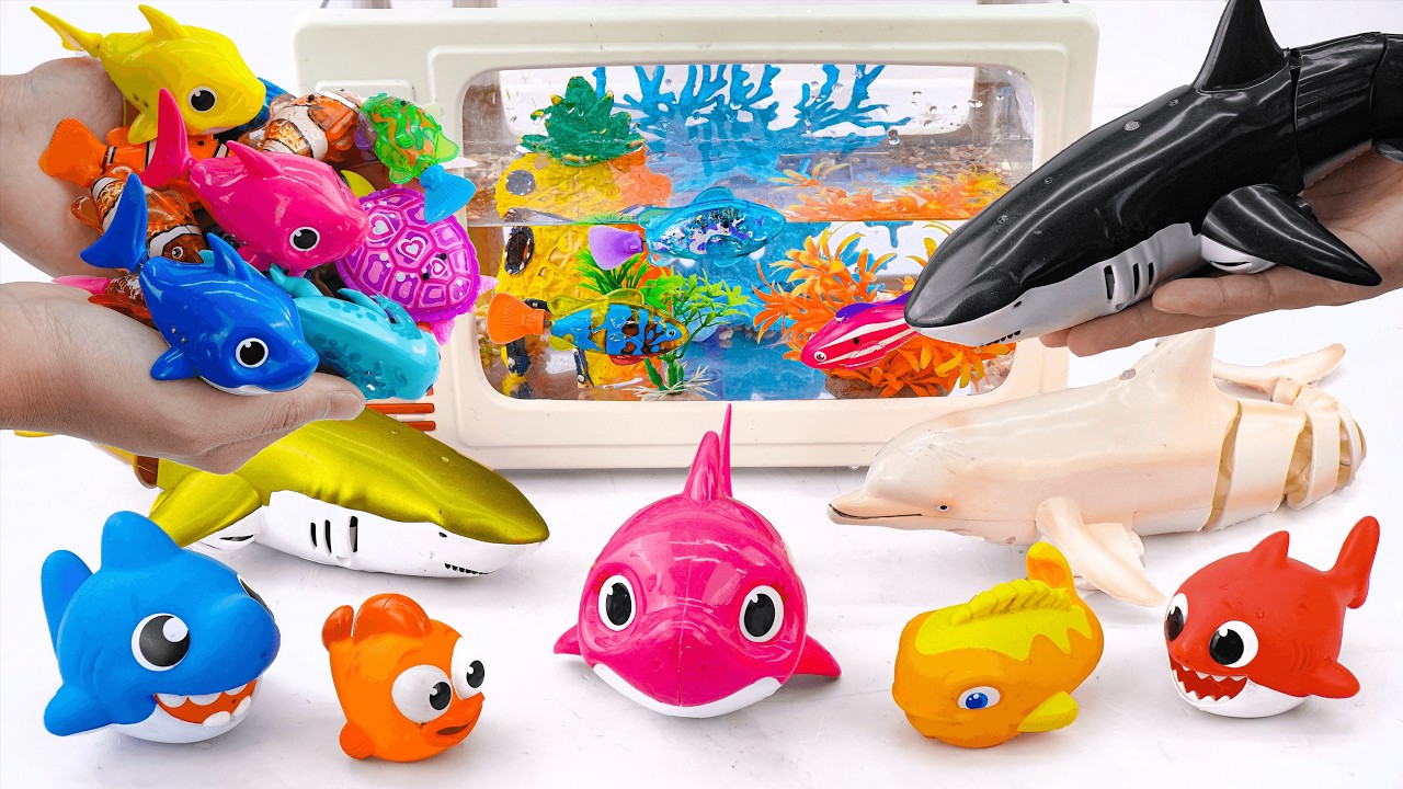 Satisfying Unboxing Zuru Robo Alive Aquarium & Robo Fishing Tank ...