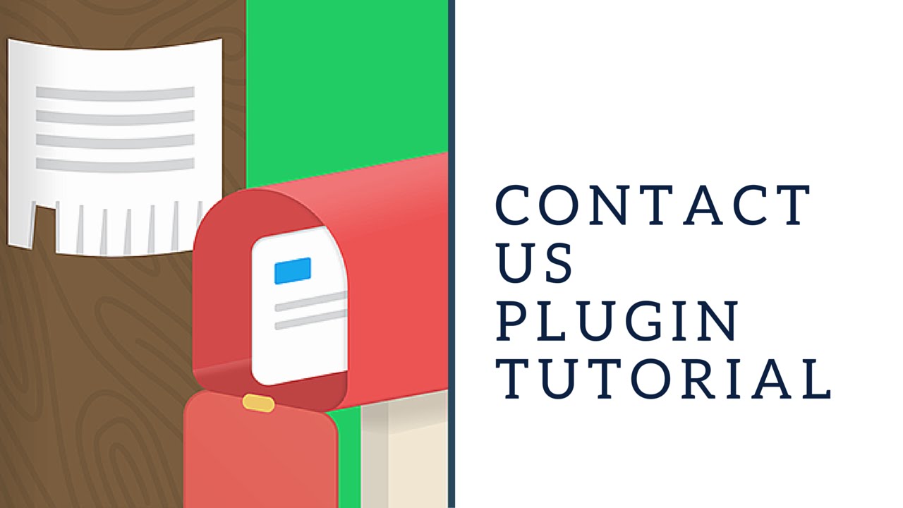 Contact Us Plugin Tutorial - YouTube