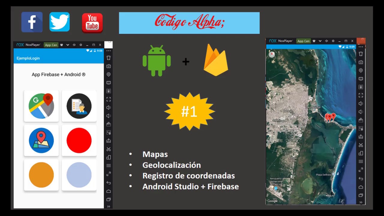 Mapas Firebase Android Video #1 - YouTube