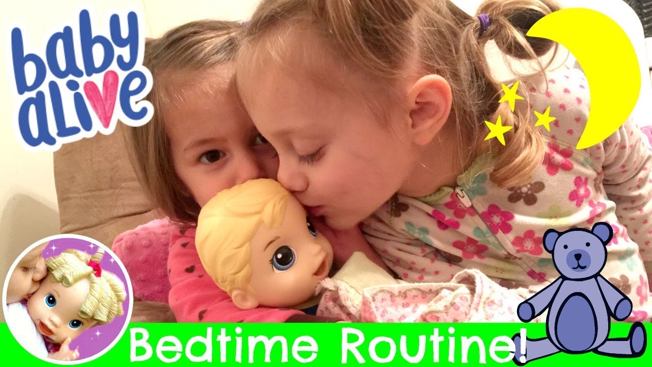 😴 BABY ALIVE SNACKIN LUKE'S BEDTIME ROUTINE! 📚 Requested Baby Alive ...
