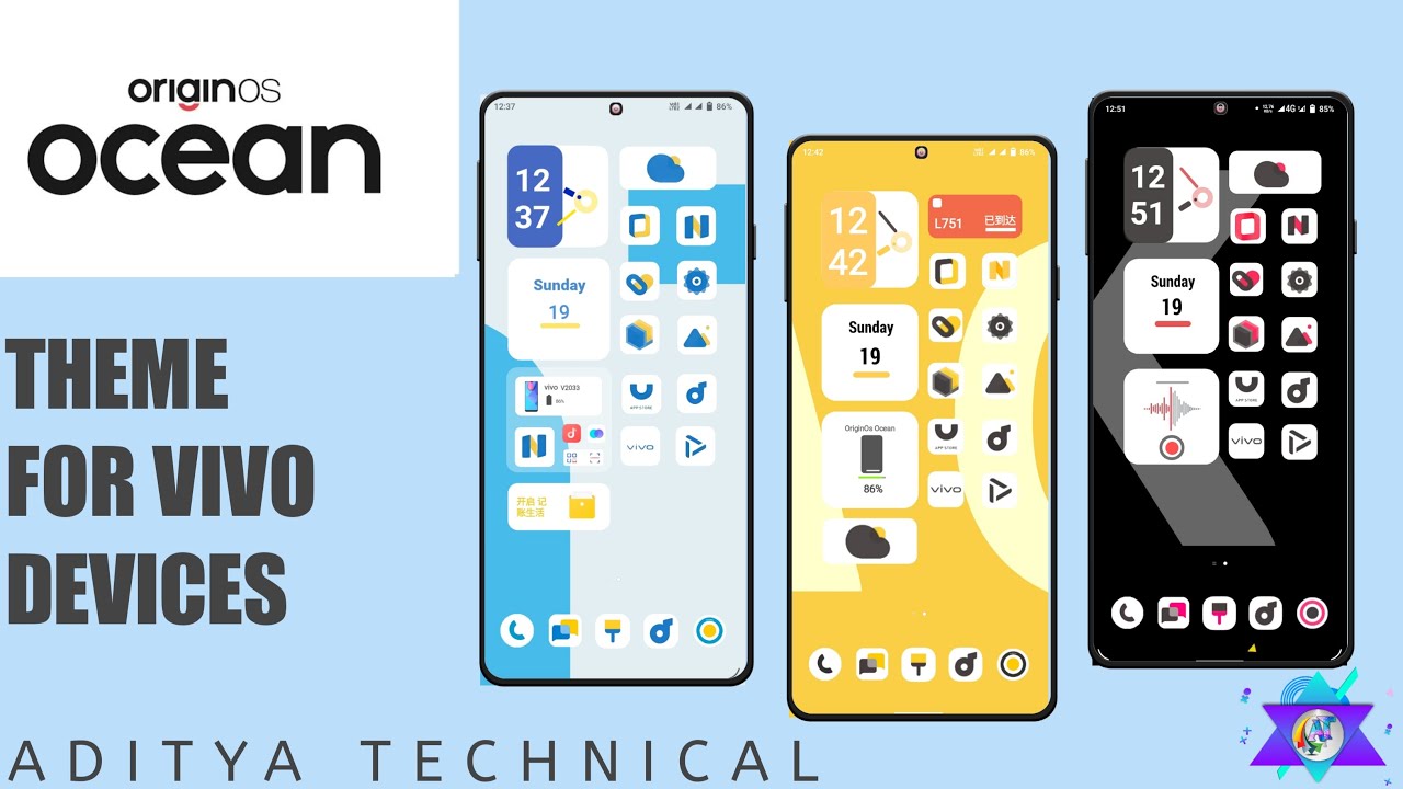 ORIGIN OS OCEAN ALL STOCK THEMES FOR VIVO & IQOO DEVICES - YouTube