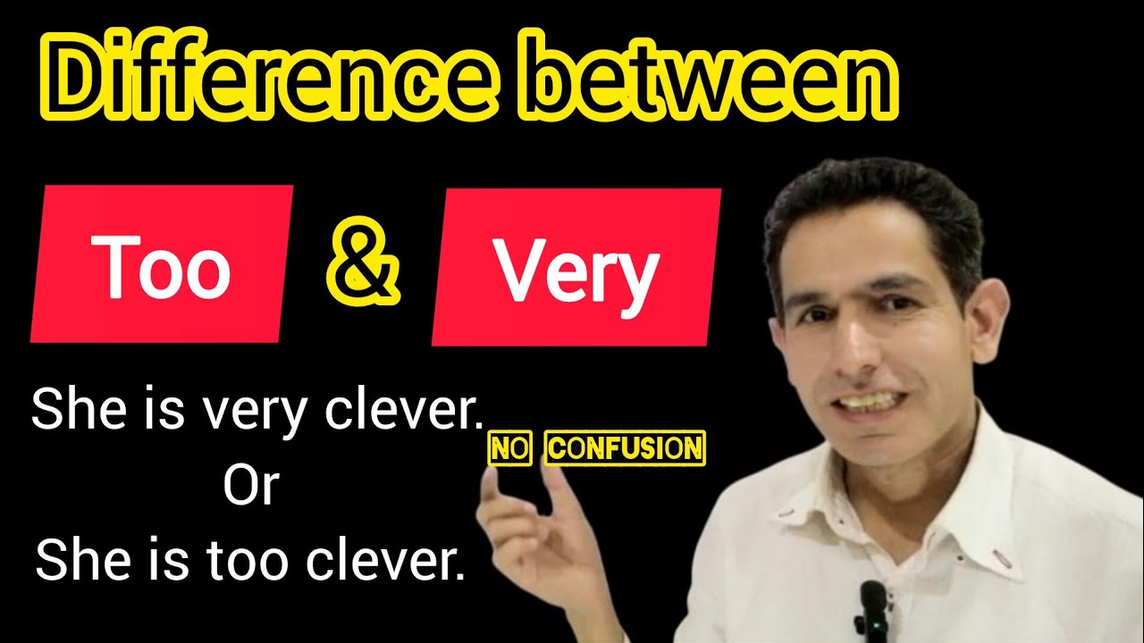 English Grammar Exercise - TOO | VERY | - YouTube