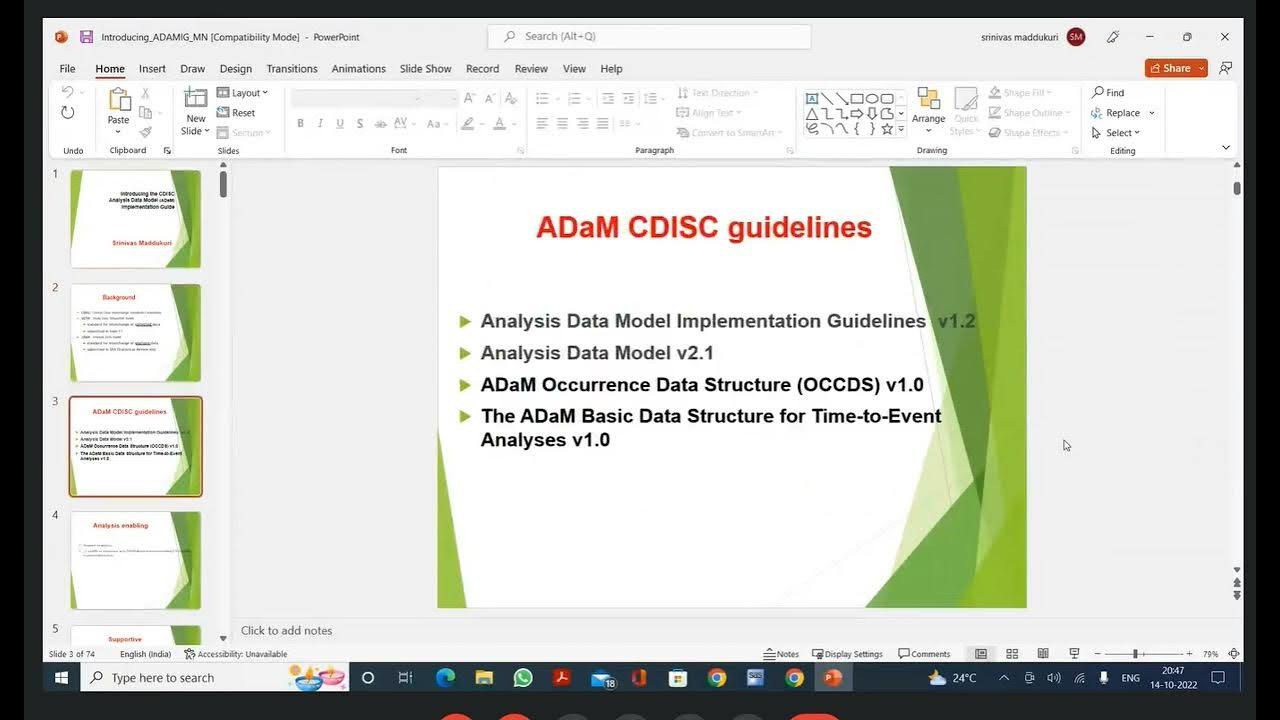 1 intro ADaM ||CDISC CLINICAL PROJECT ||CLINICLA TRAILS ||#ADaM # ...