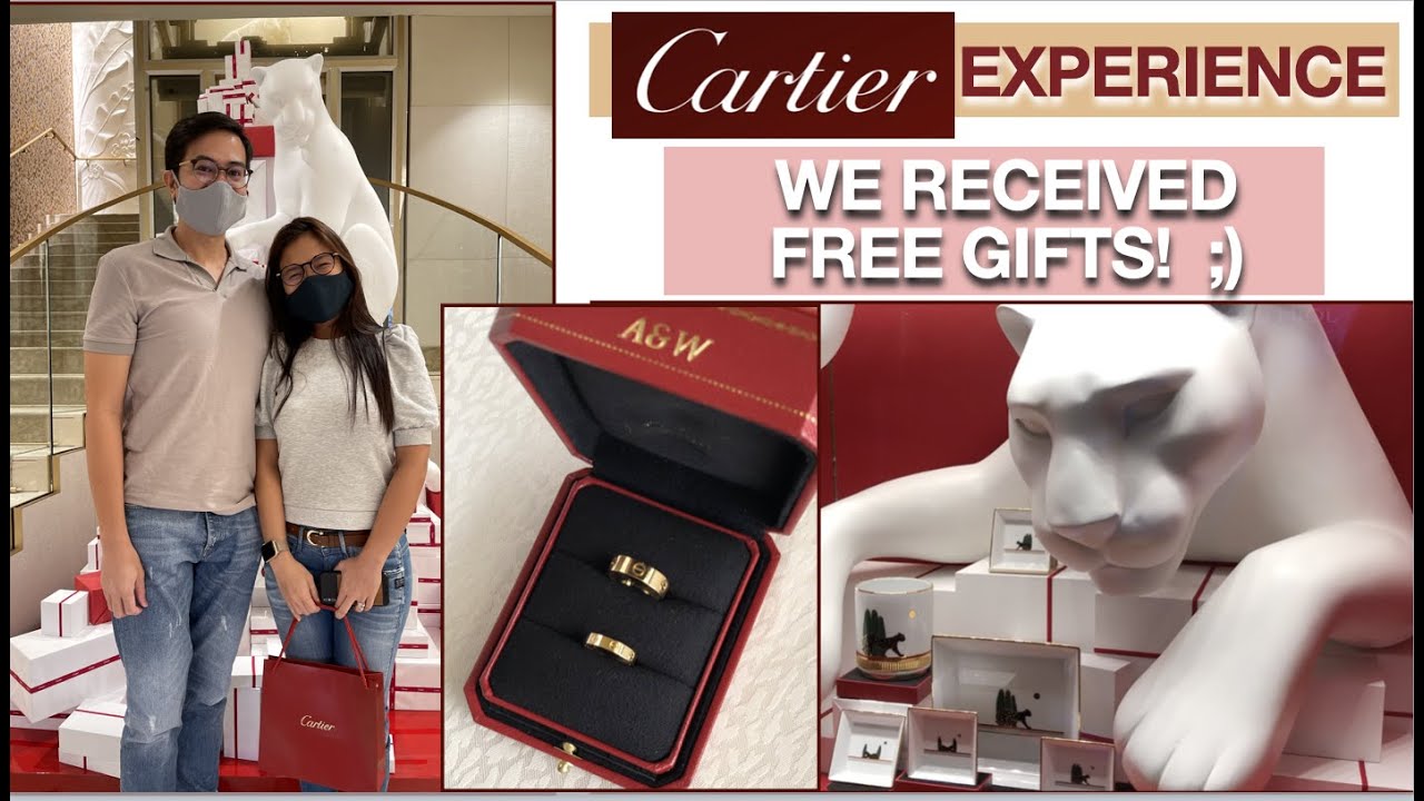 CARTIER SINGAPORE SURPRISED US WITH FREE GIFTS | BUYING OUR FIRST ...