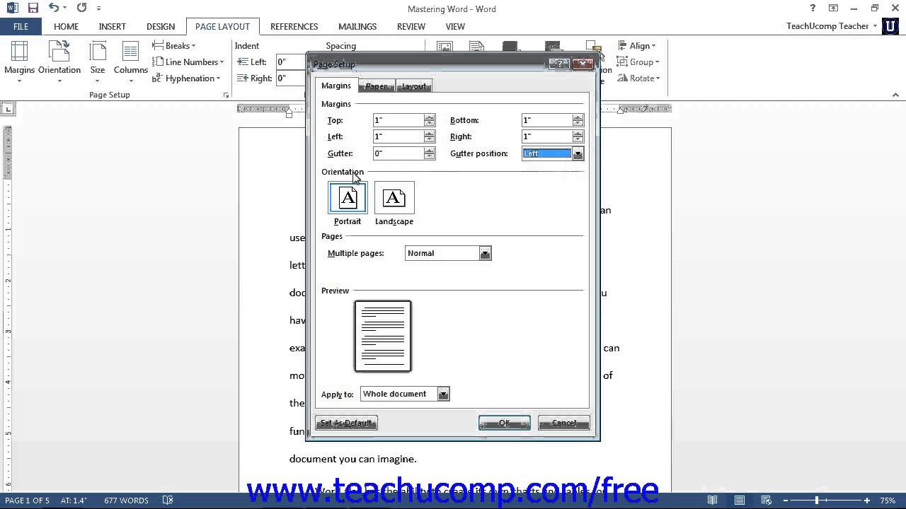 Word 2013 Tutorial Using Page Setup Microsoft Training Lesson 7 3 YouTube word-2013-tutorial-using-page-setup-microsoft-training-lesson-7-3-youtube