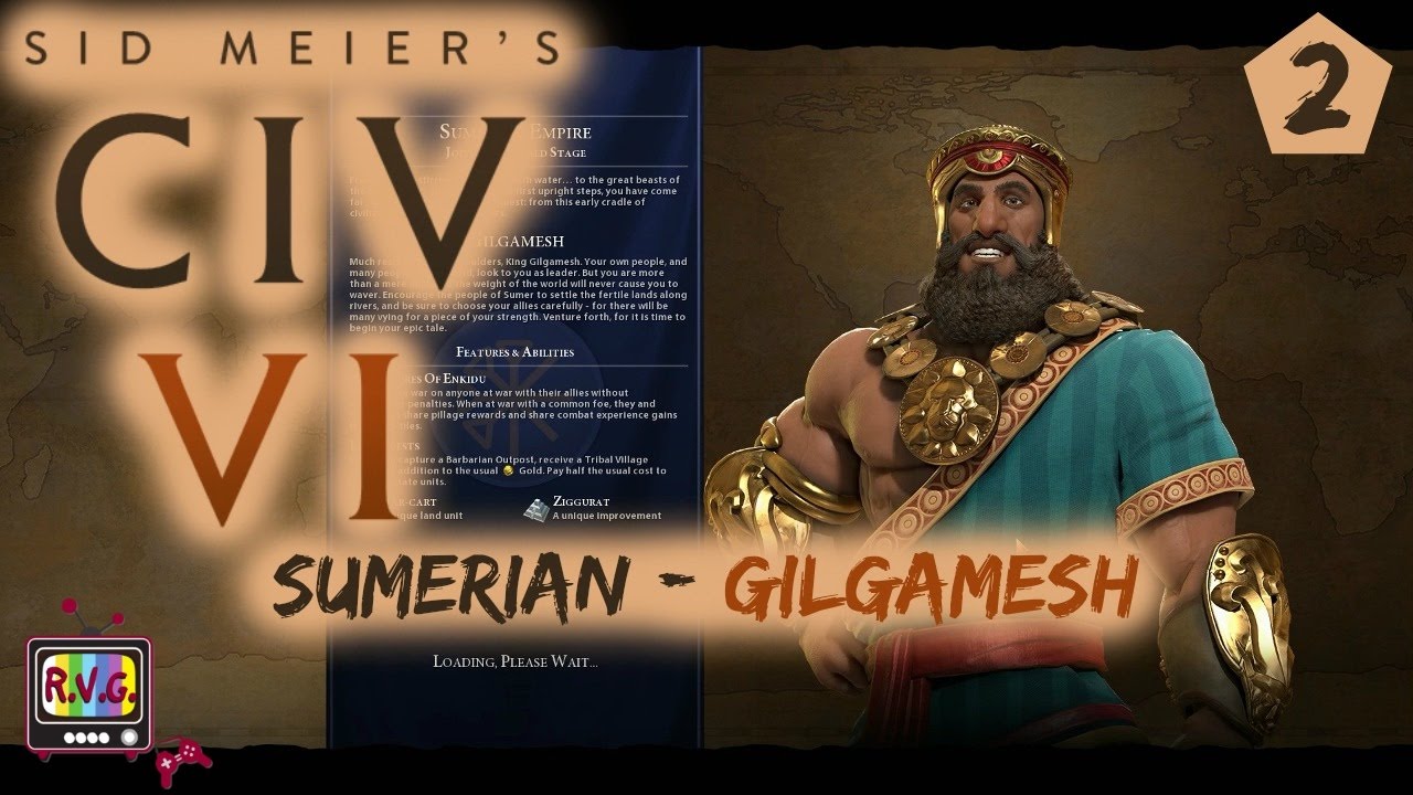 Civilization VI | Sumerian - Gilgamesh | Ep. 2 - YouTube