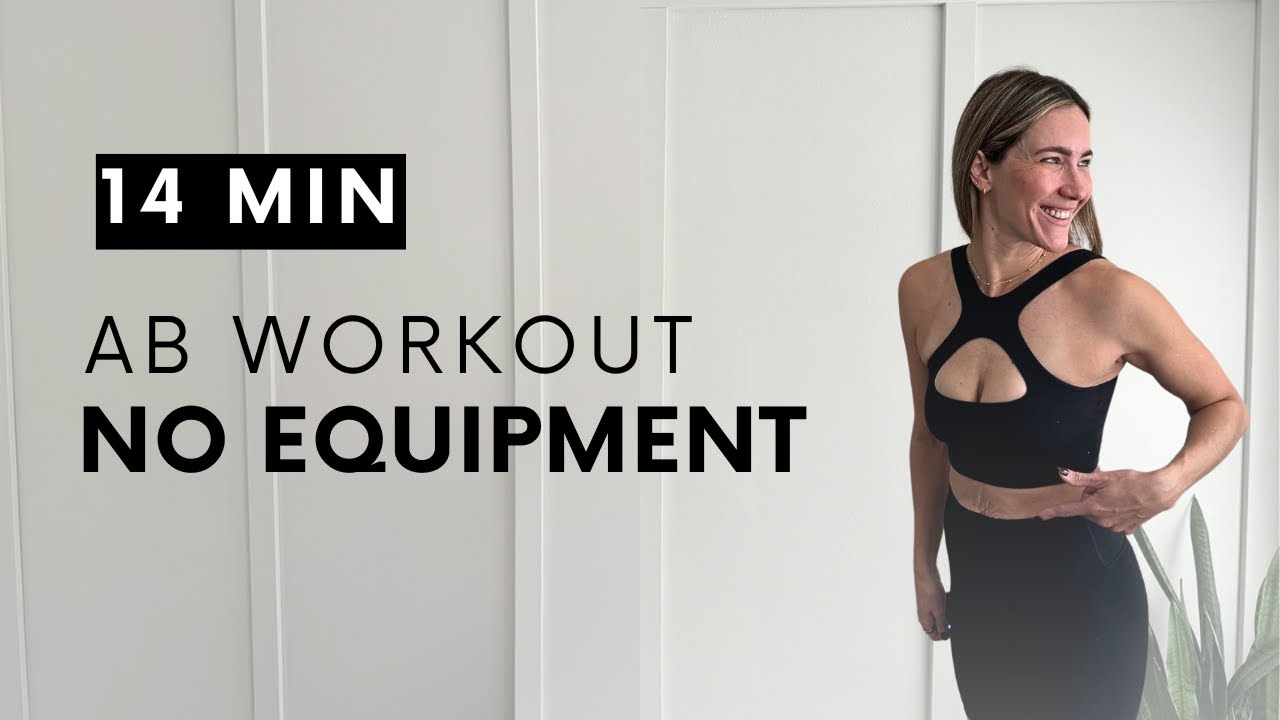 14 MINUTE AB WORKOUT | no equipment, at home ab workout - YouTube