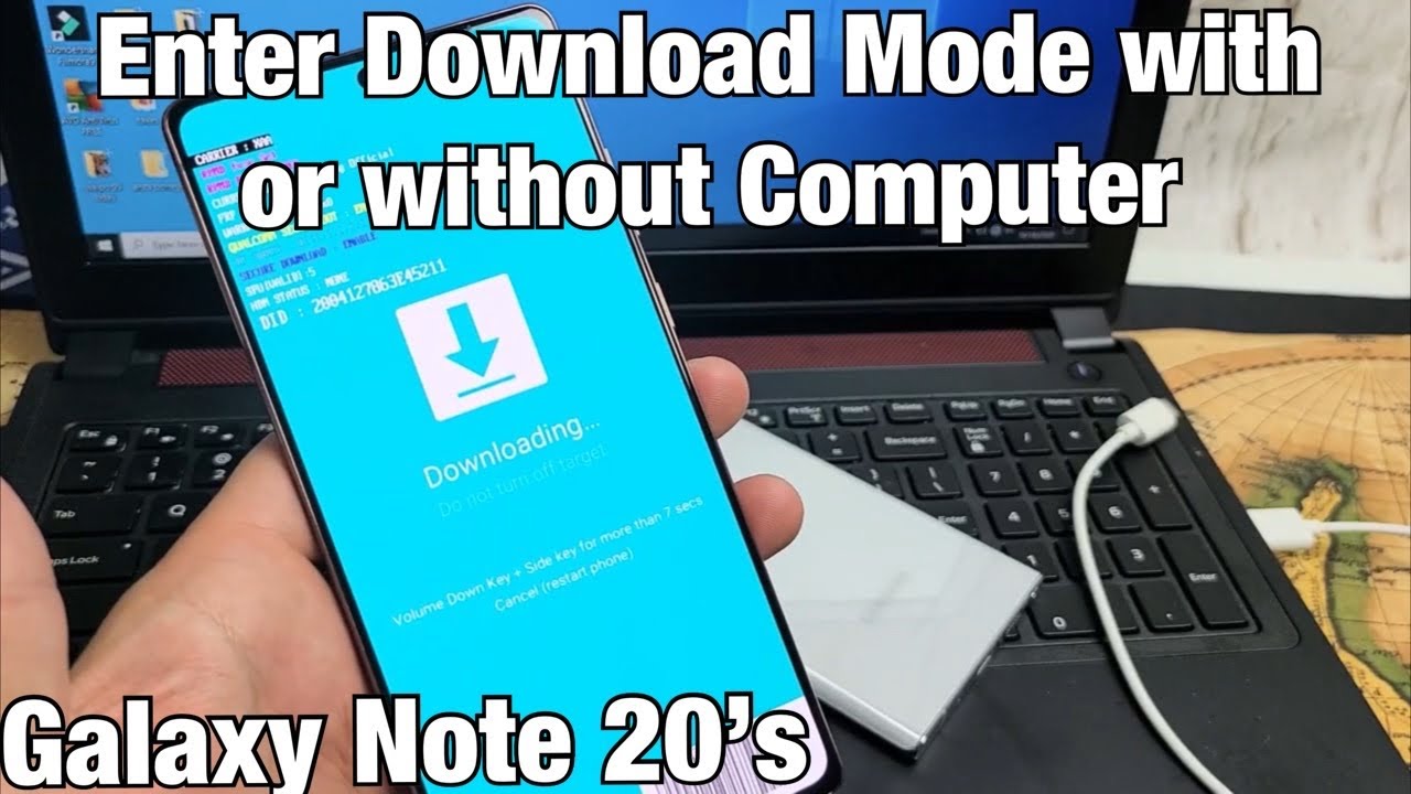 Galaxy Note 20s: Two Ways to Enter Download Mode (With Computer ...