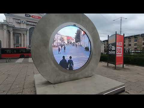 Intercity portal in Vilnius, Lithuania