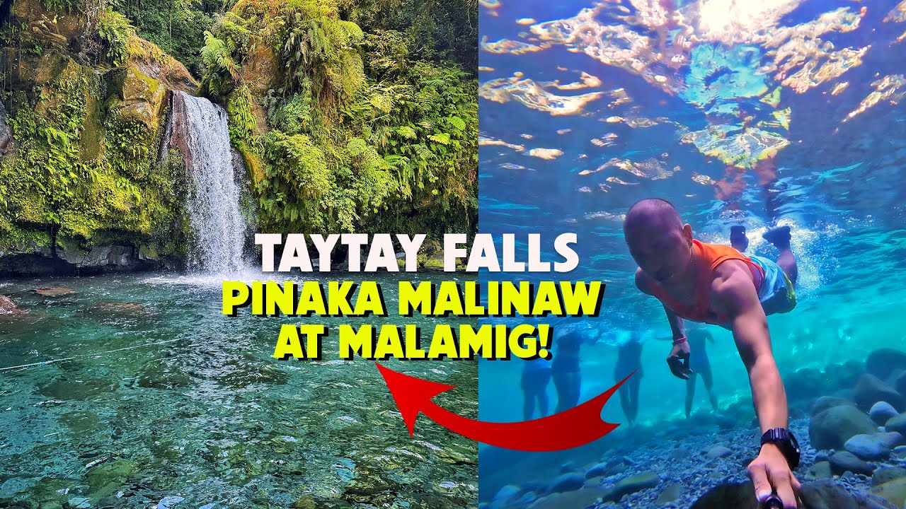 The Most CRYSTAL CLEAR & COLDEST Water Falls in the Philippines ...