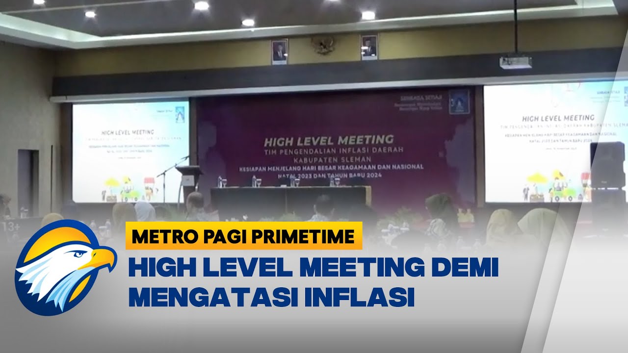 Pemkab Sleman Gelar High Level Meeting Cegah Inflasi - YouTube