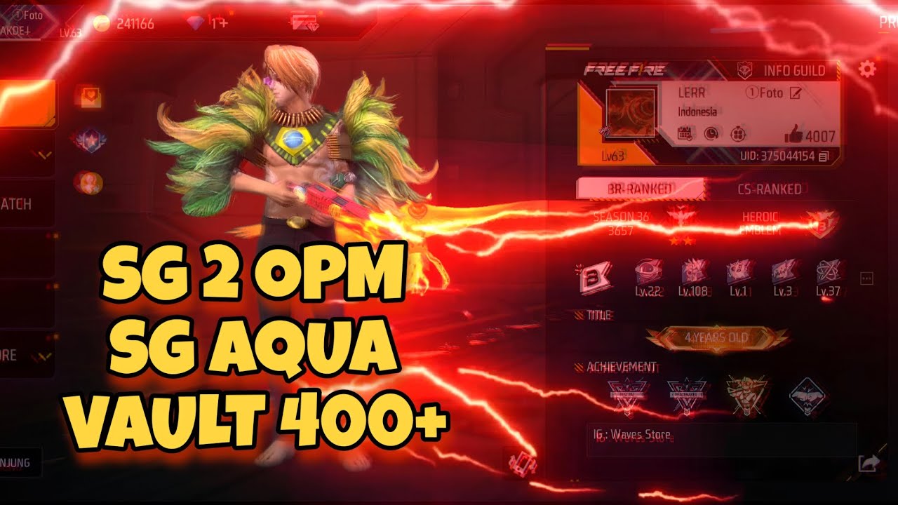 #sold STOK WAVES / SG OPM + SG AQUA / VAULT 400+ / SPEK OLD / OP? 250 PM - YouTube