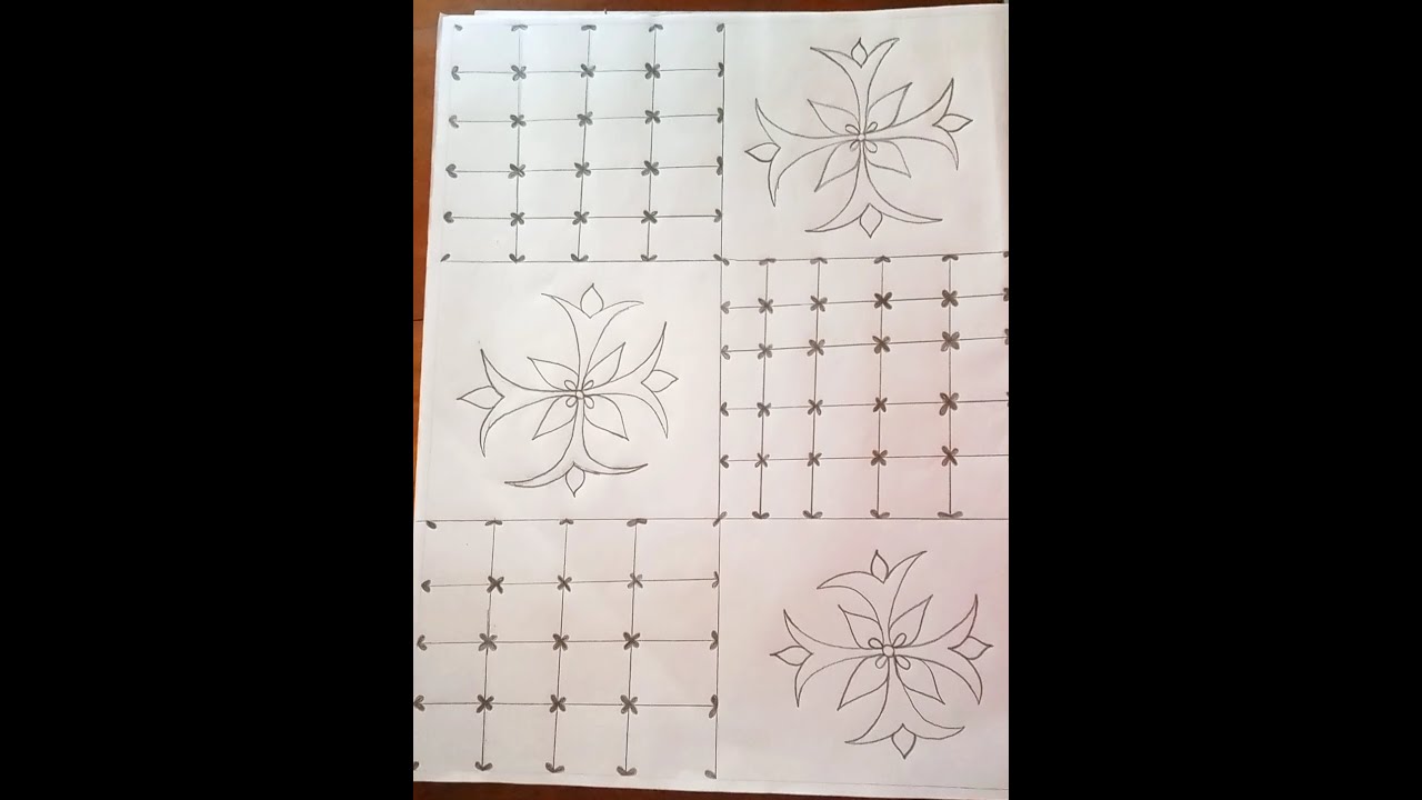 How To Draw A Beautiful Design With Pencil || - YouTube