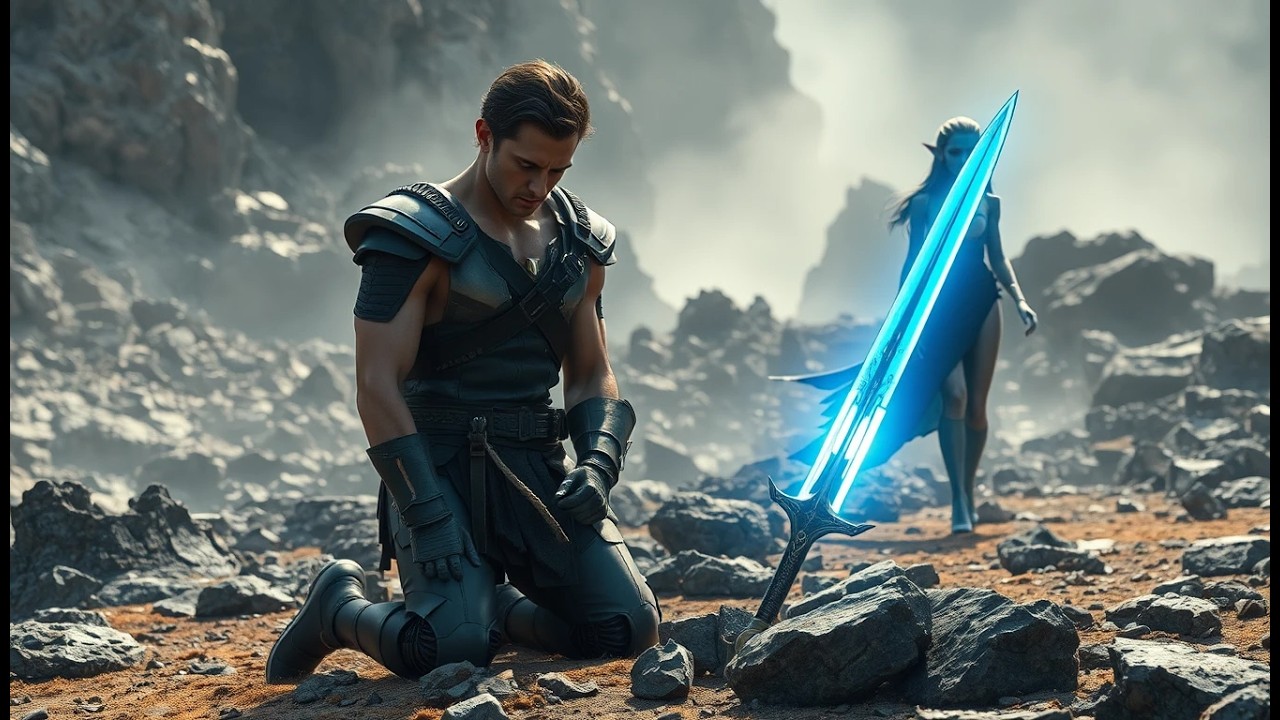 Aliens Failed to Lift the Legendary Sword—But the Human Succeeded - YouTube