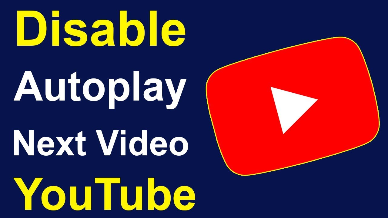 Stop Video Autoplay on YouTube - YouTube