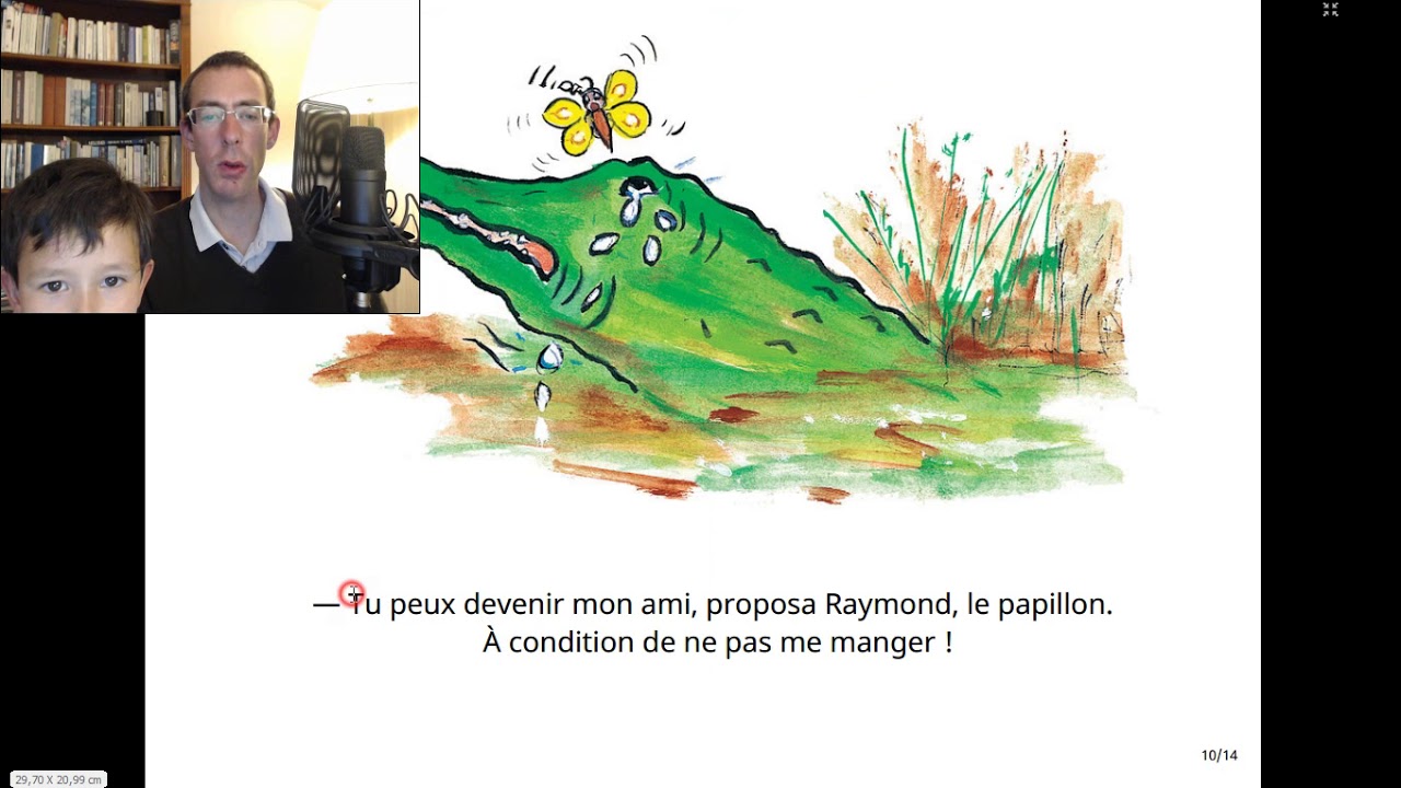 Learn french with audiobook-Adil le crocodile- A1 - YouTube
