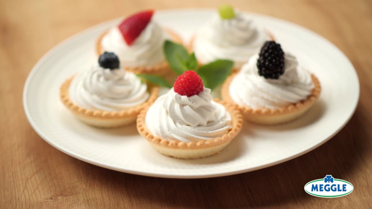 MEGGLE Creme Patisserie sweetened Sweet tartlets - YouTube