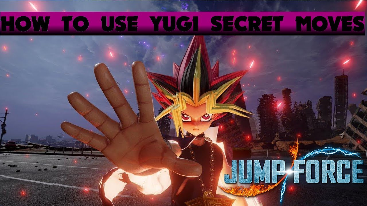 HOW TO USE YUGI SECRET MOVES | JUMP FORCE - YouTube