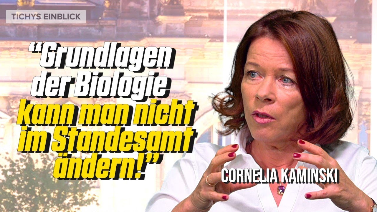Eine Erklärung im Standesamt ändert nicht die Biologie!, Cornelia Kaminski im TE Talk vom 27.10. ...