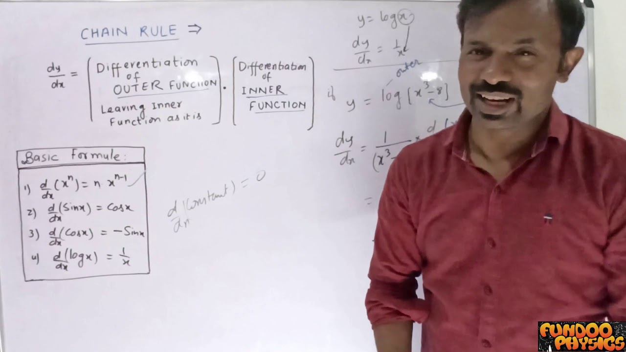 CHAIN RULE | DIFFERENTIATION-3/3 | MATHEMATICAL TOOLS -3 | PHYSICS ...