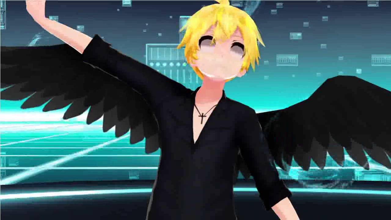 【MMD】 ANGEL OF DARKNESS - 【 TDA Len Dark Angel】 - YouTube