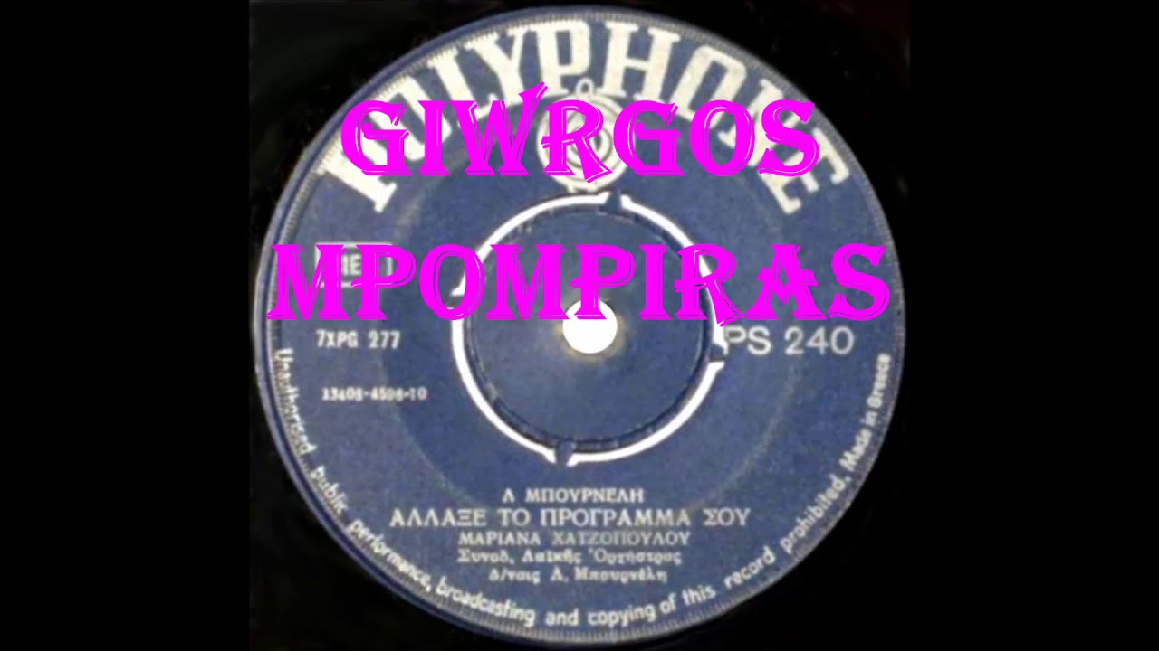 ΧΑΤΖΟΠΟΥΛΟΥ ΜΑΡΙΑΝΝΑ - ΑΛΛΑΞΕ ΤΟ ΠΡΟΓΡΑΜΜΑ ΣΟΥ - YouTube