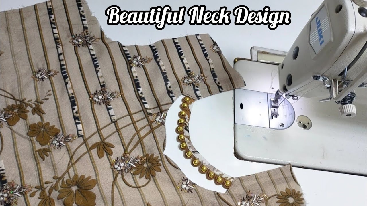 Very Nice Simple & Beautiful Neck Design With Dori Loops | New ...