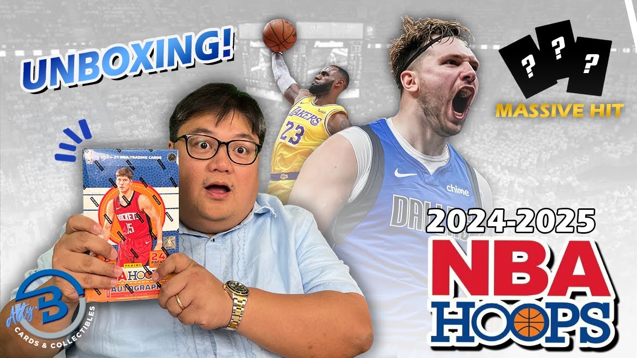 Unboxing 2024-25 NBA Hoops Hobby Box - Case hit? - YouTube