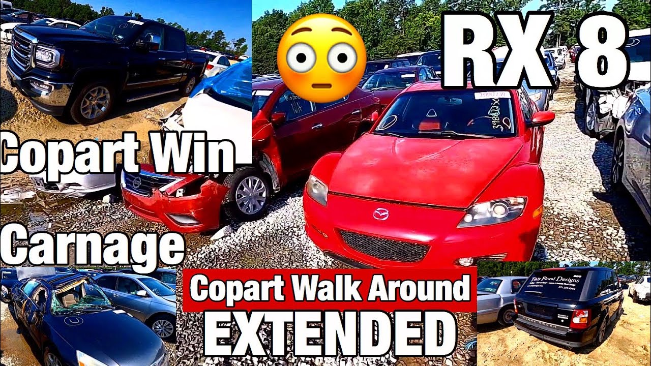 RX-8, 6 Speed X5, We Won a Car, Carnage, EXTENDED COPART WALK AROUND ...