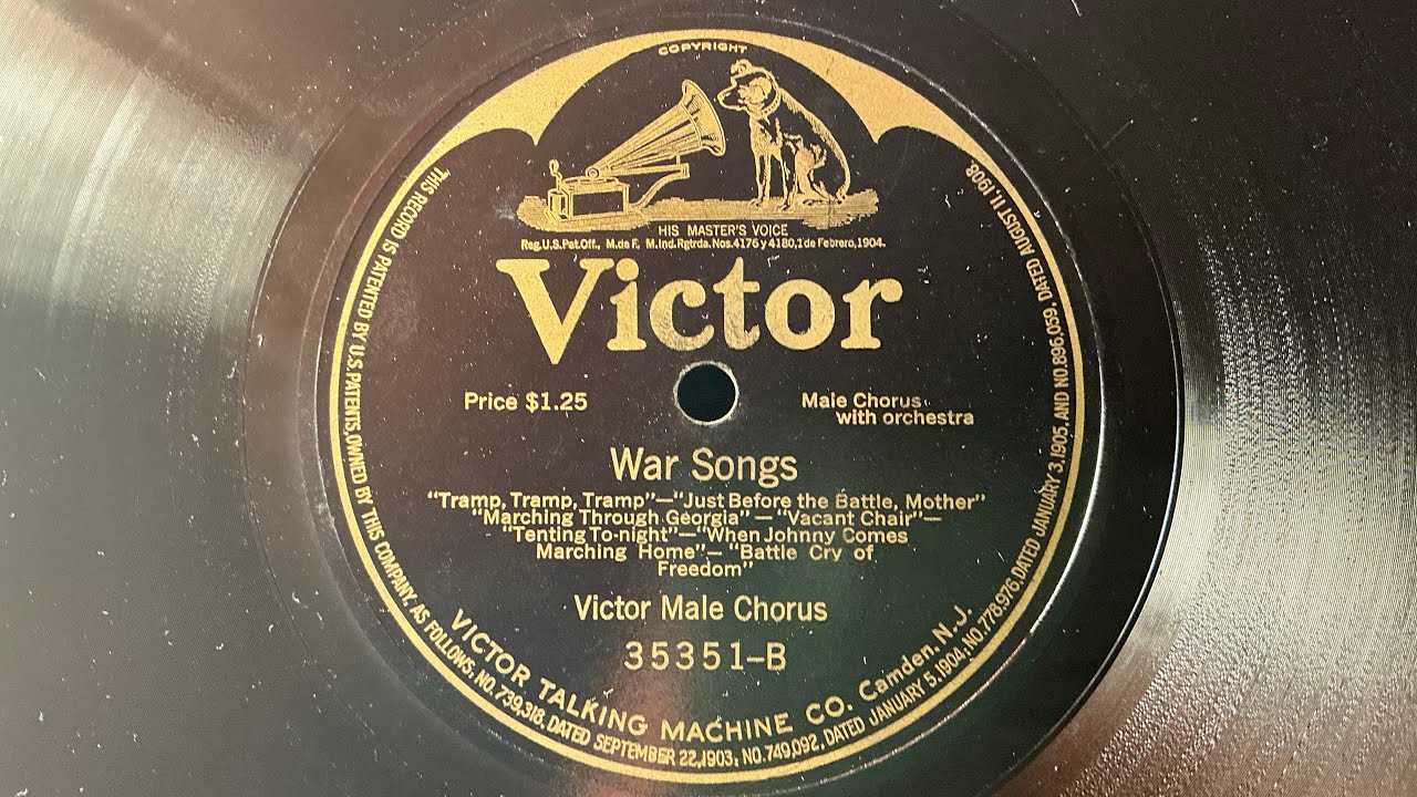 War songs. Victor male chorus 12 inch record. - YouTube