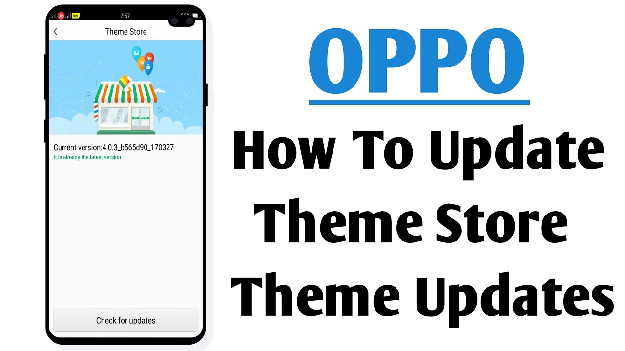 OPPO How To Update Theme Store Themes Update, Theme Store Kaise Update ...