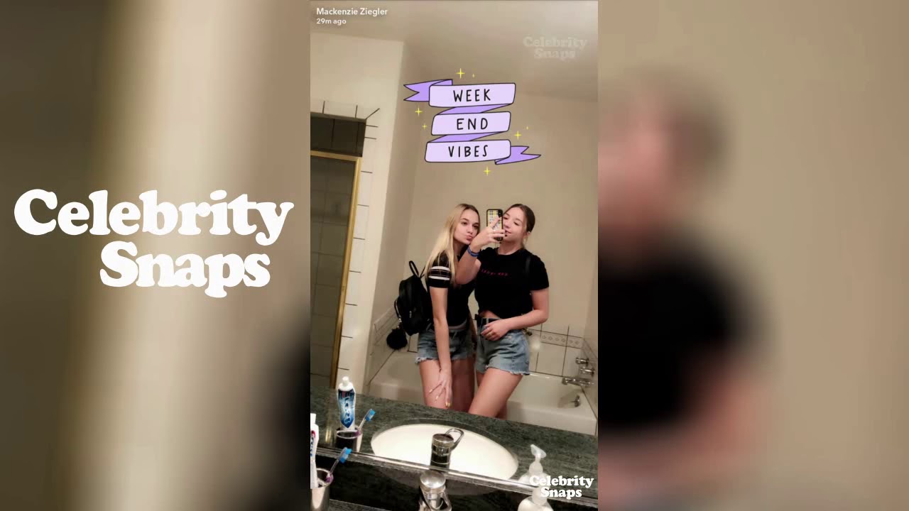 Mackenzie Ziegler Snapchat Stories | April 28th 2018 | - YouTube