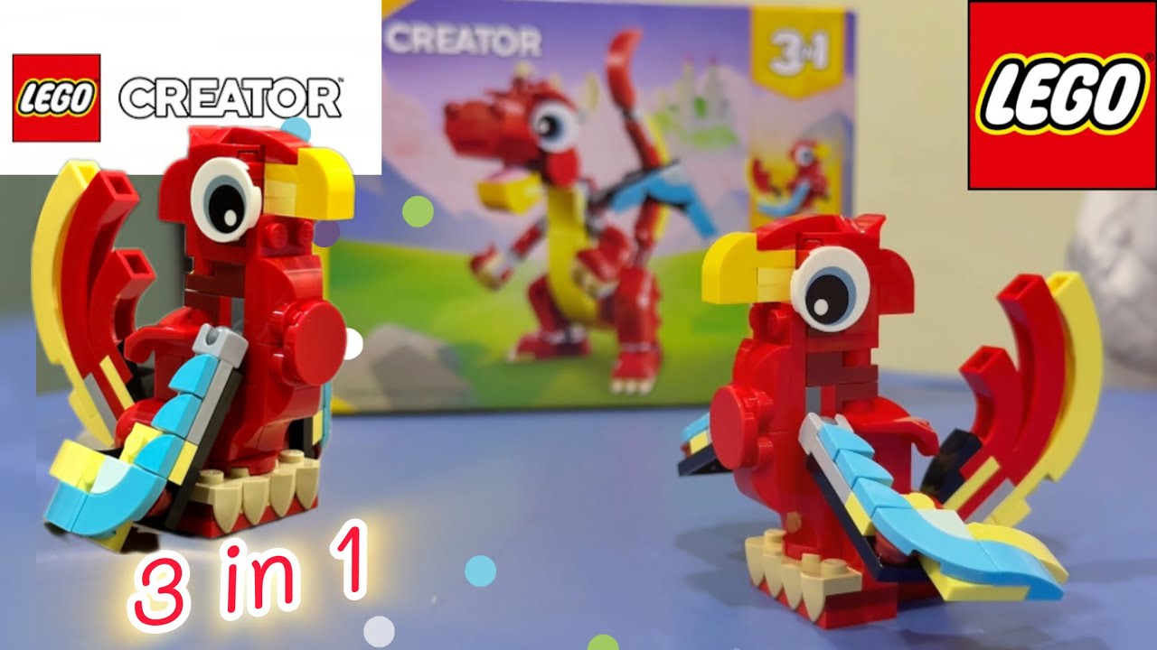 Lego 31145 Creator “3 in 1” | Parrot , Dragon , Fish | หาอะไรให้ลูกเล่น ...