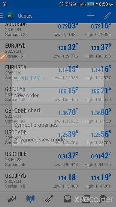 How to add and remove currency pairs and other trading instruments on metatrader mobile - MT4 ...