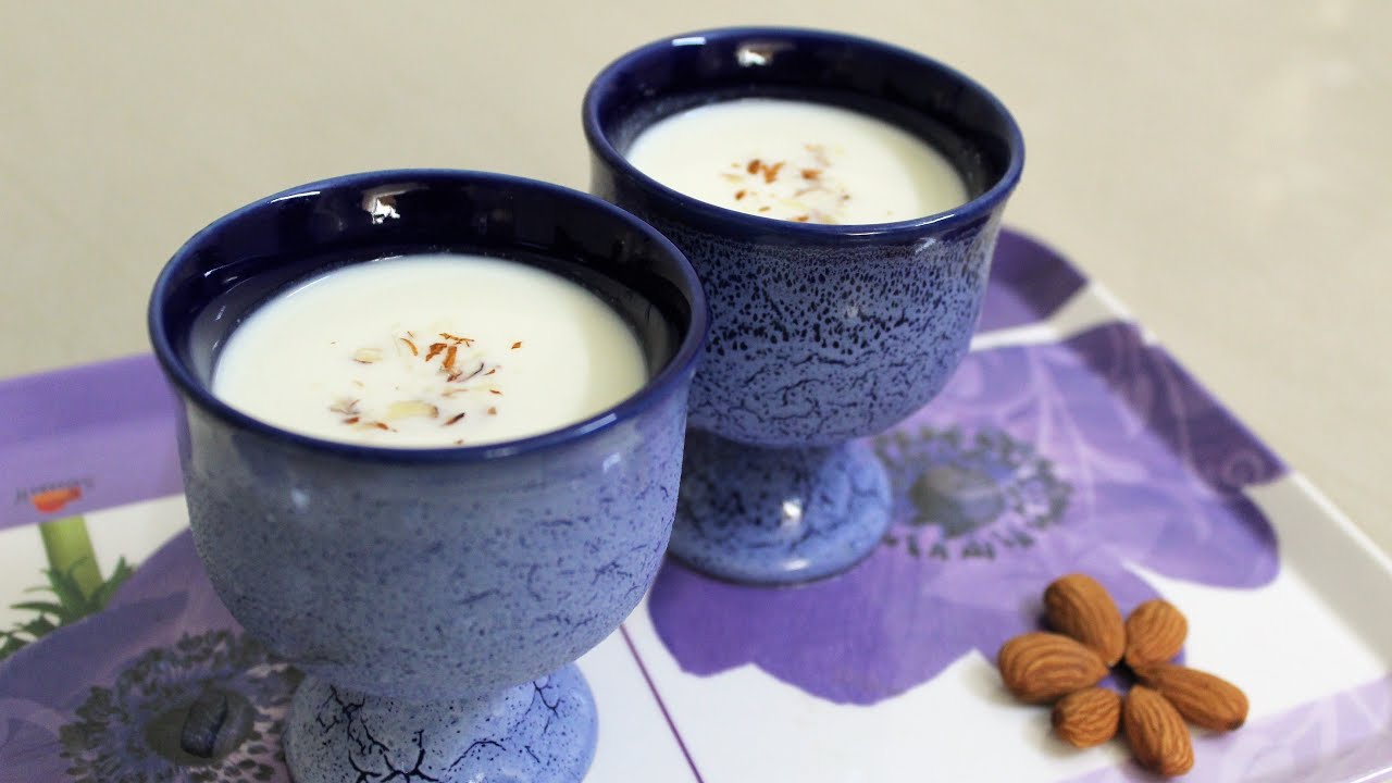 Badam harira recipe/Eid special recipe/ healthy Almond drink ...