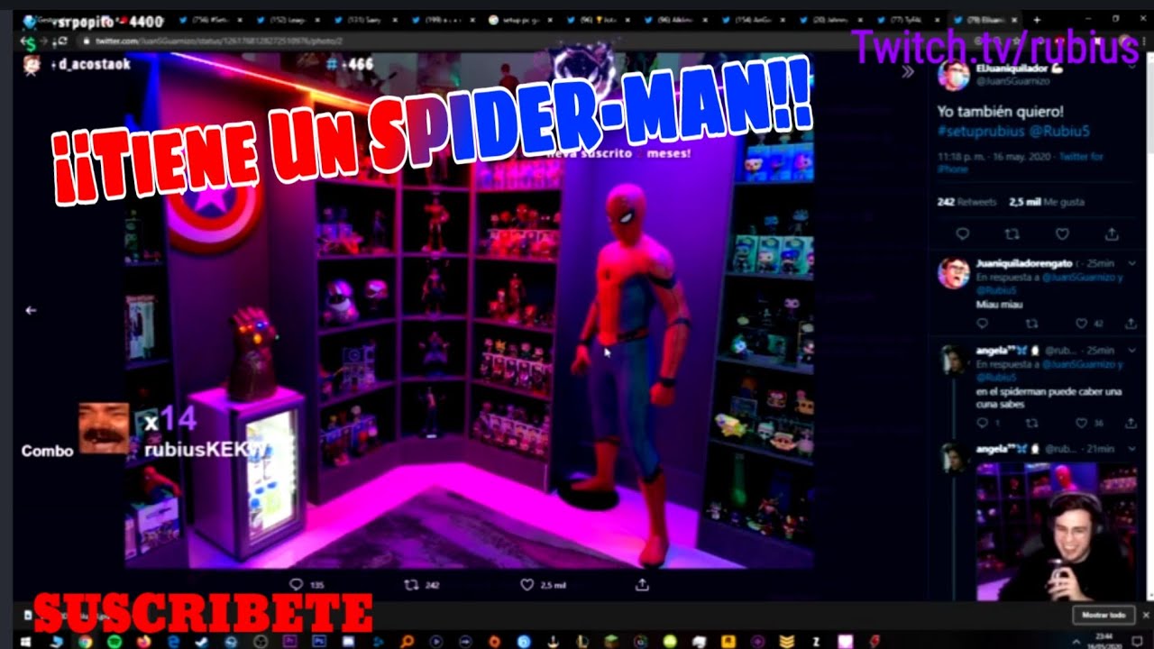 Rubius reacciona a el Setup de Arigameplays y juan - YouTube