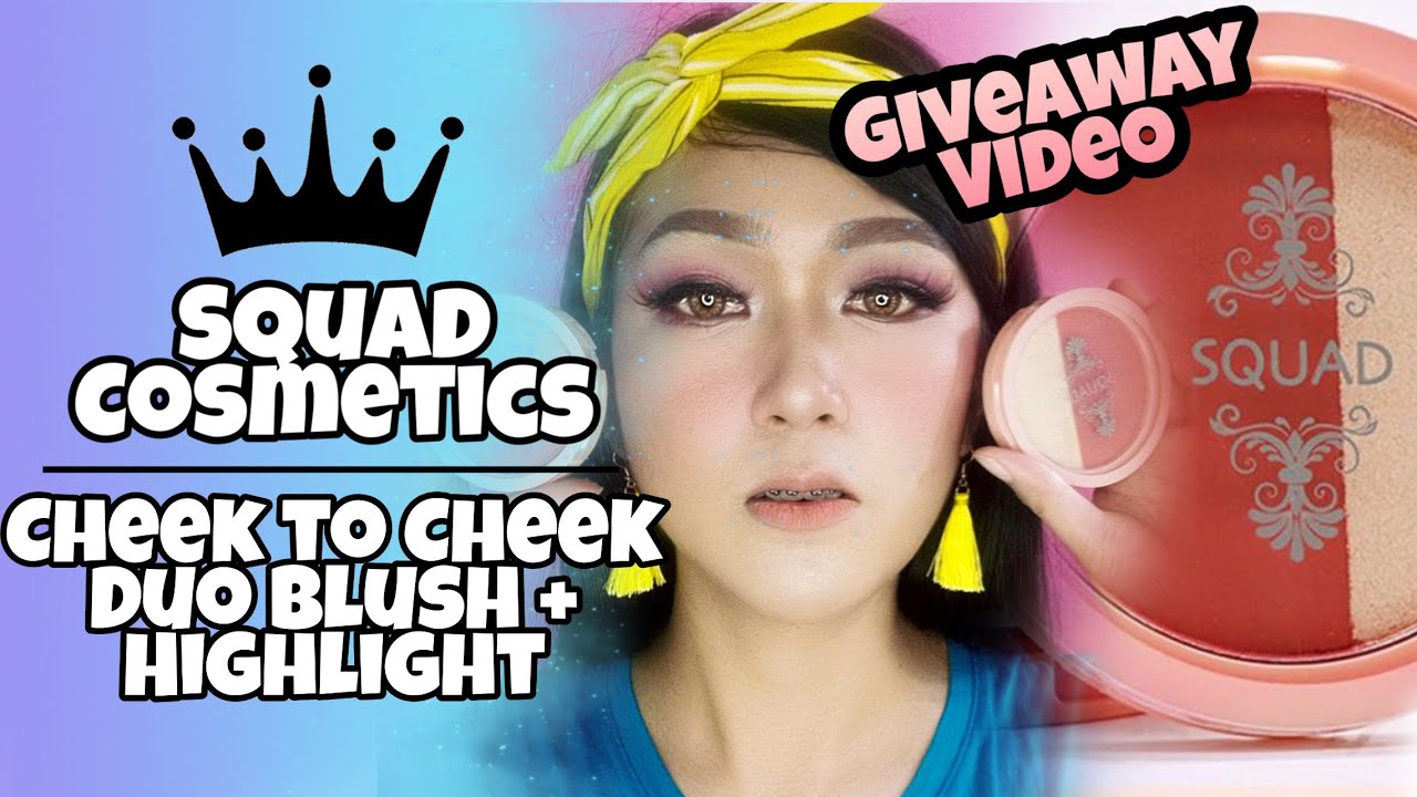 Giveaway + Review | Squad Cosmetics Cheek to Cheek Duo Blush ...