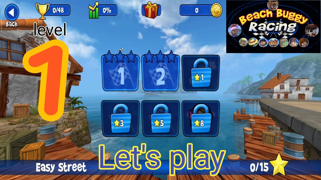 Beach Buggy racing 1 level |win in first trial || #gamingchannel # ...