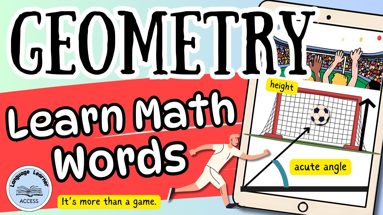 📐 Learn Geometry Elements: Math Vocabulary Lesson for ELLs and ESL ...